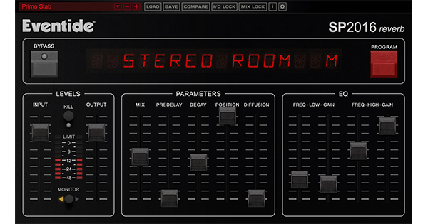 SP2016 Reverb - Eventide - 製品情報 | TACSYSTEM